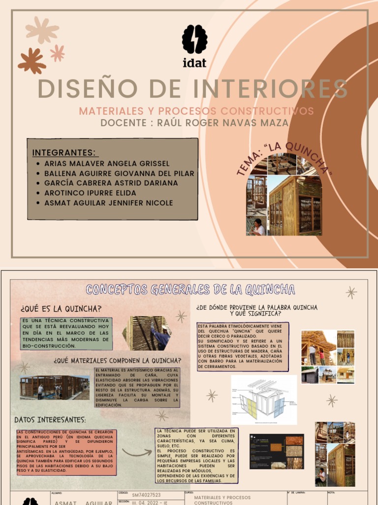 Materiales y Procesos Constructivos-Quincha | PDF | Albañilería ...