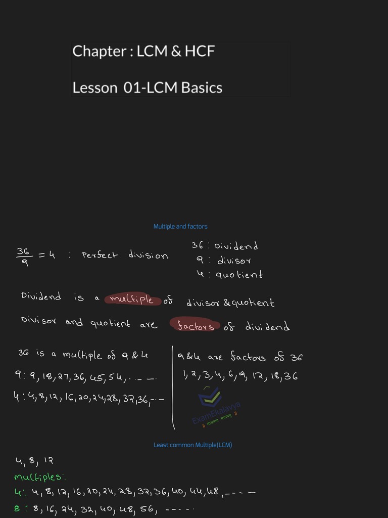 LCM & hcm-01 | PDF