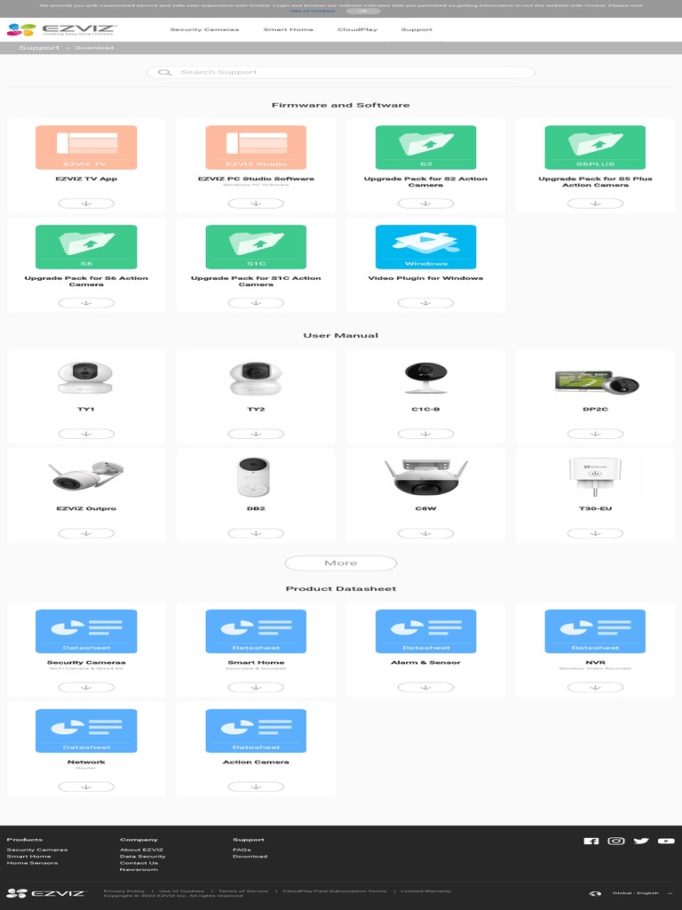 Center - EZVIZ Support | PDF | Http Cookie | Computing