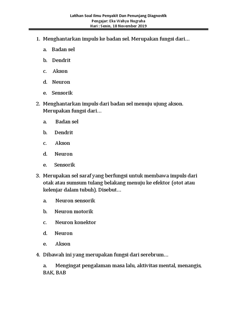 Soal IPPD kelasXII | PDF