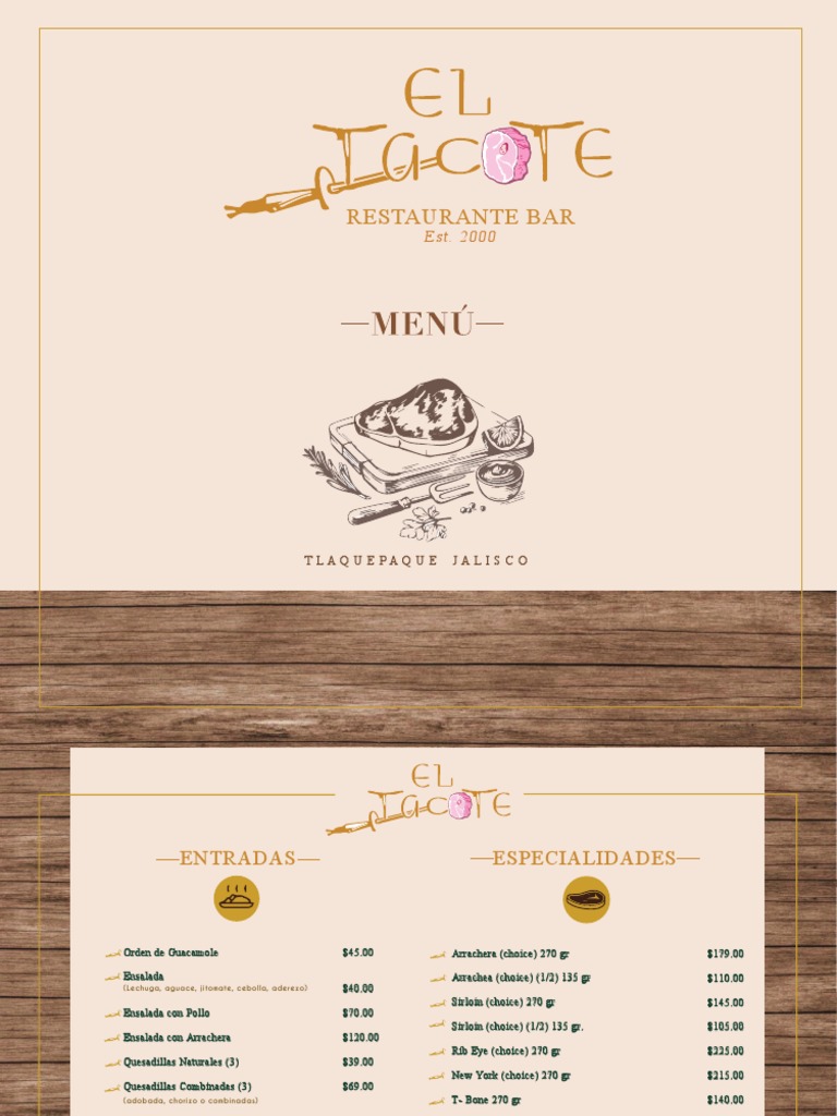 Menu Tacote | PDF | Cocinando | Cocina latinoamericana