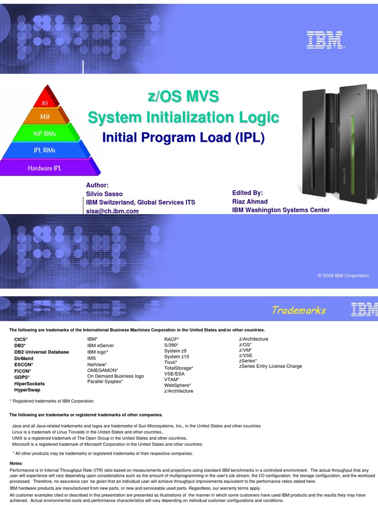 IPL Logic Flow | PDF | Booting | Operating System Technology