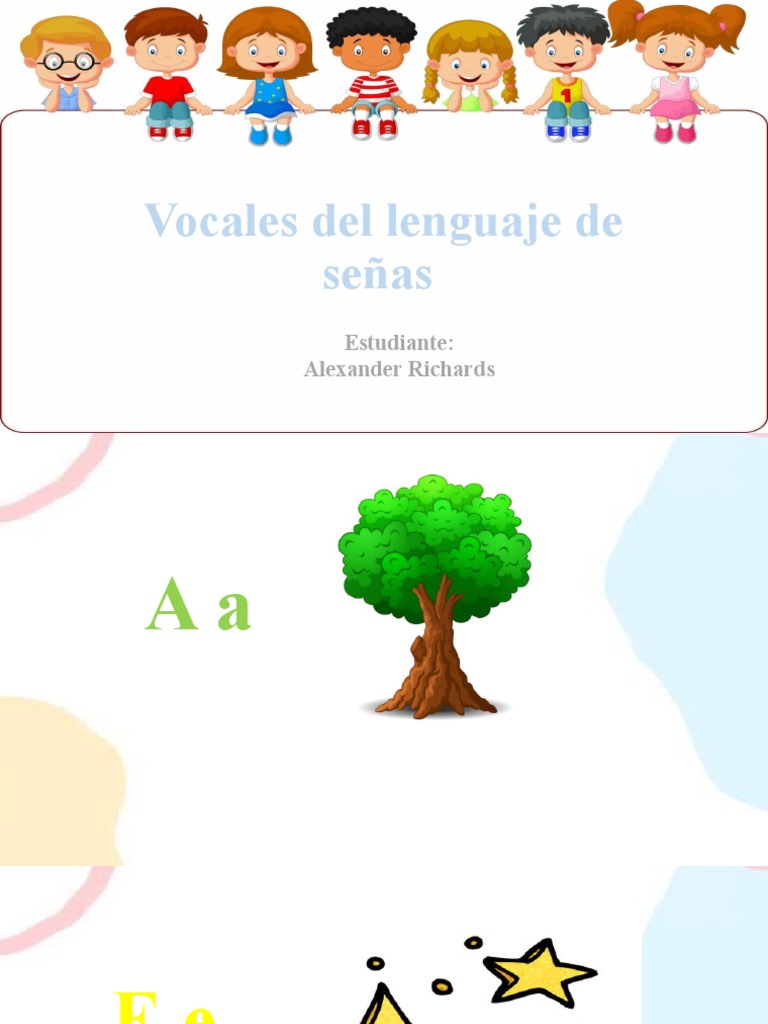 Vocales Del Lenguaje de Señas 1.6 | PDF