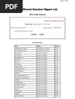 STD Codes List | PDF