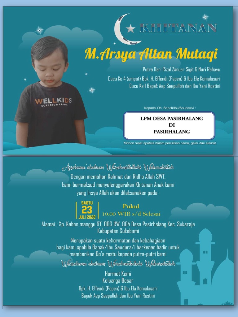 Undangan Untuk LPM Desa | PDF