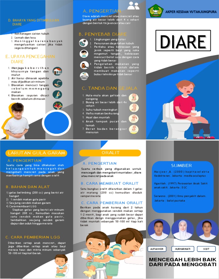 Pamflet Diare Acc | PDF | Kesehatan Holistik