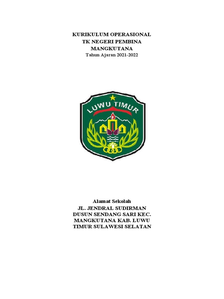 Contoh KOSP TK Bintang | PDF