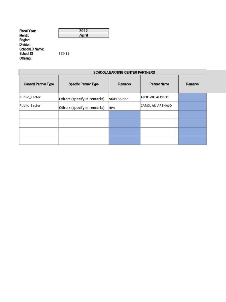 DPDS_TEMPLATE_113465 | PDF | Emergency Management | Learning