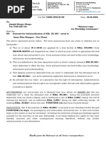 Indian Bank Reply Notice - Advocate Balaji | PDF | Loans | Business Law
