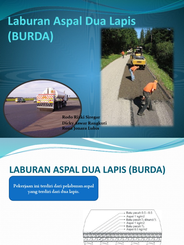 Laburan Aspal Dua Lapis (BURDA) | PDF