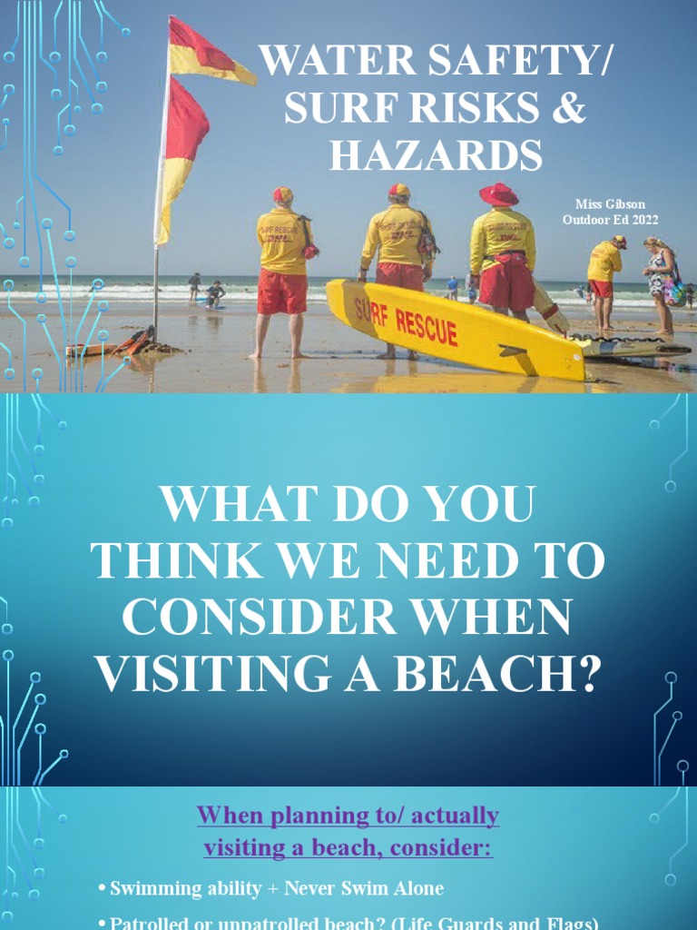 Surfing Hazards and Water Safety Powerpoint | PDF | Beach | Oceanography