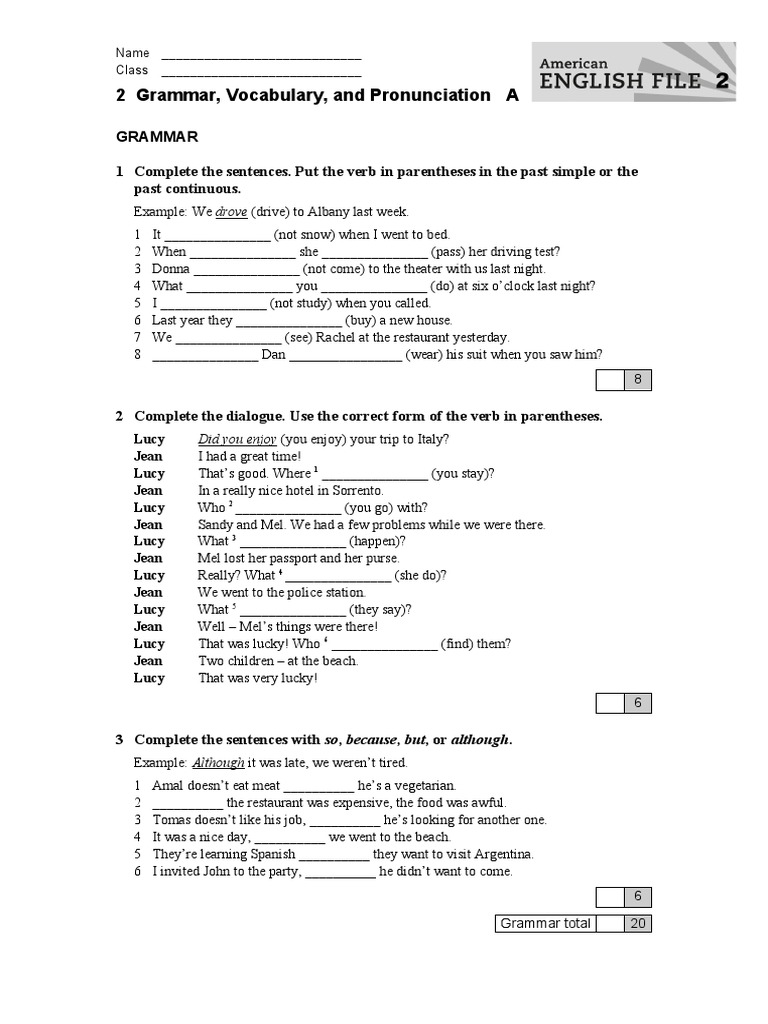 Aef Unit Test 2 Pdf
