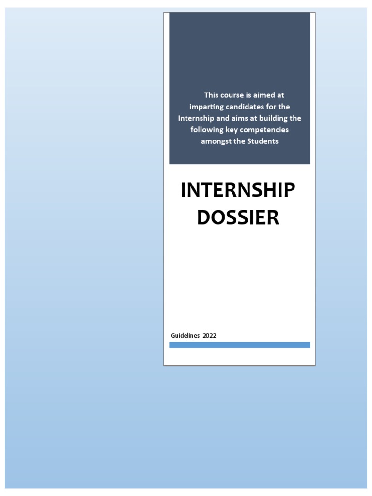 Intership Dossier | Download Free PDF | Survey Methodology | Data