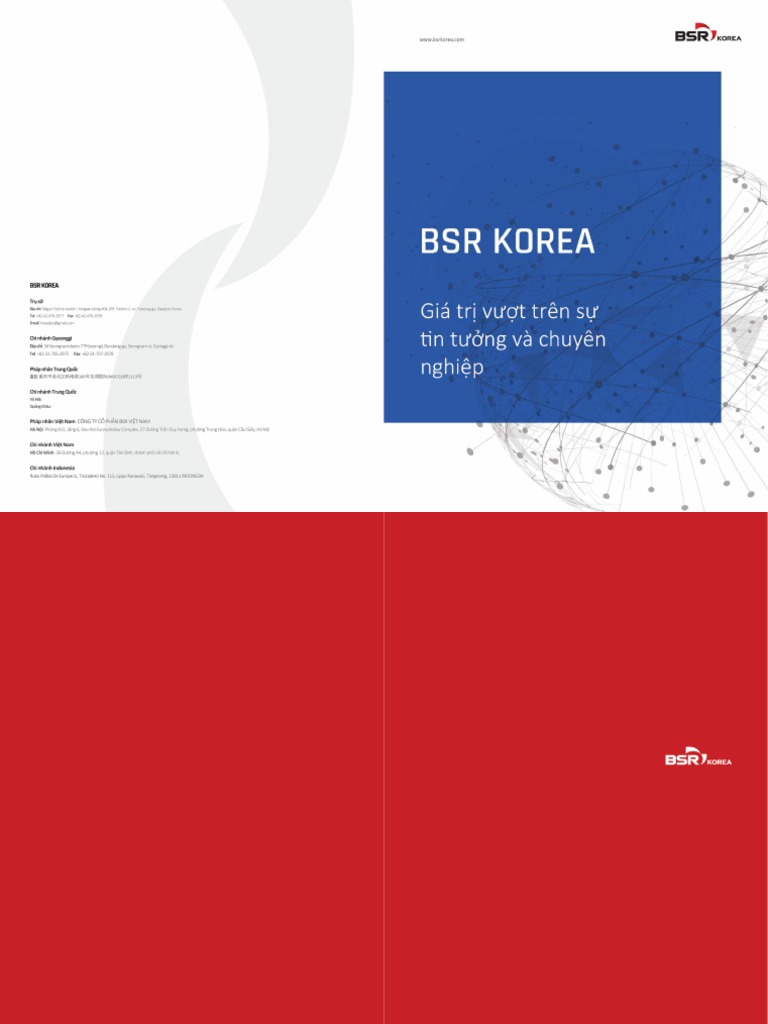 BSR Catalogue- Tiếng Việt | PDF