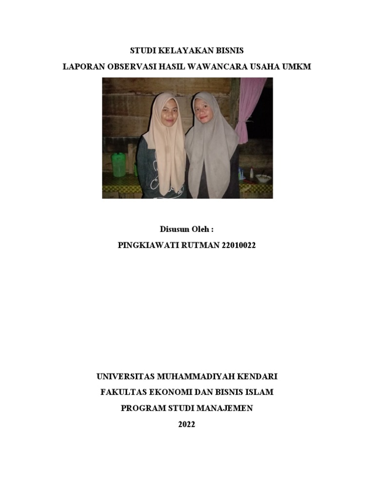 Bagi Pingkiawati Rutman 22010022 - Laporan Hasil Wawancara | PDF