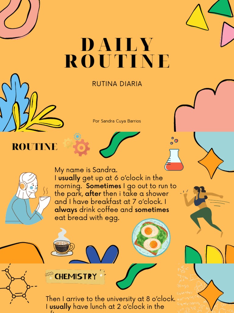 DAILY ROUTINE Cuya Barrios | PDF
