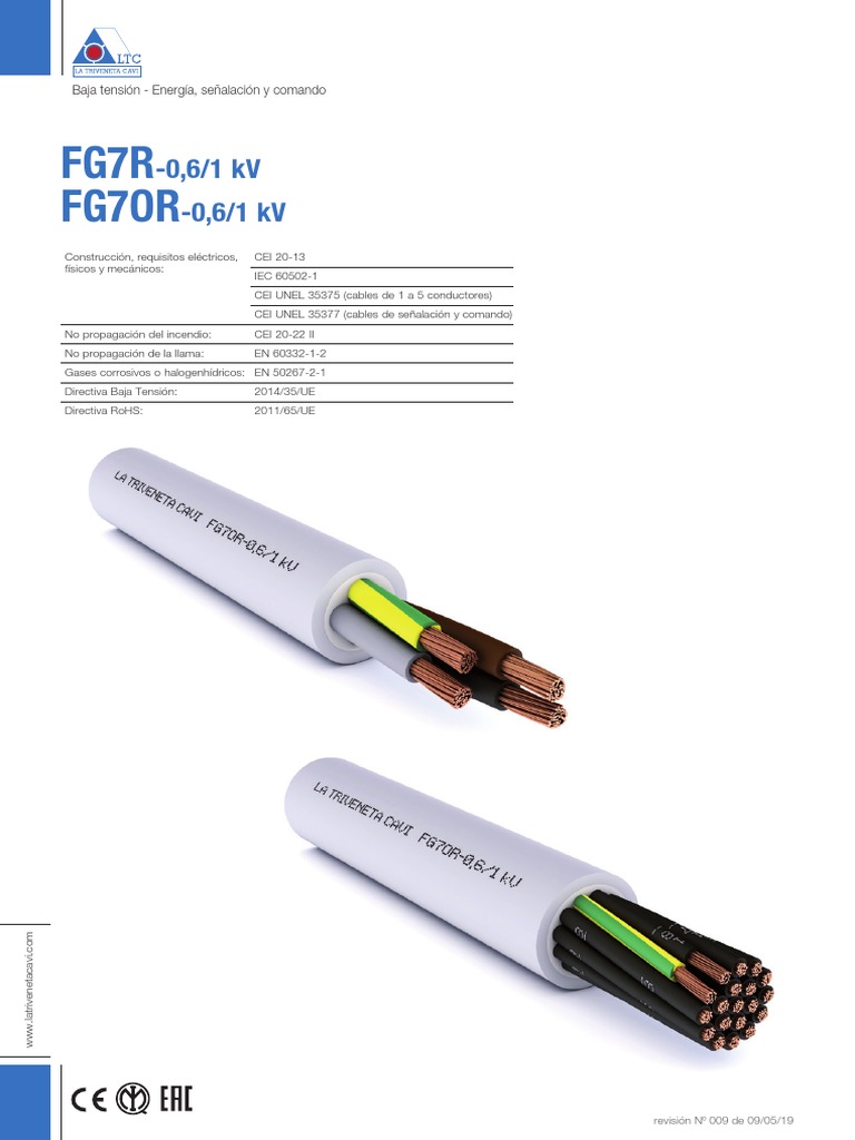 FG7 (O) R Rev009 | PDF | Cobre | Resistencia Eléctrica y Conductancia
