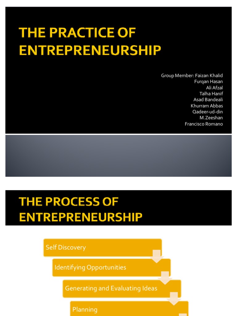 Practice of Entrepreneurship | Download Free PDF | Strategic Management ...
