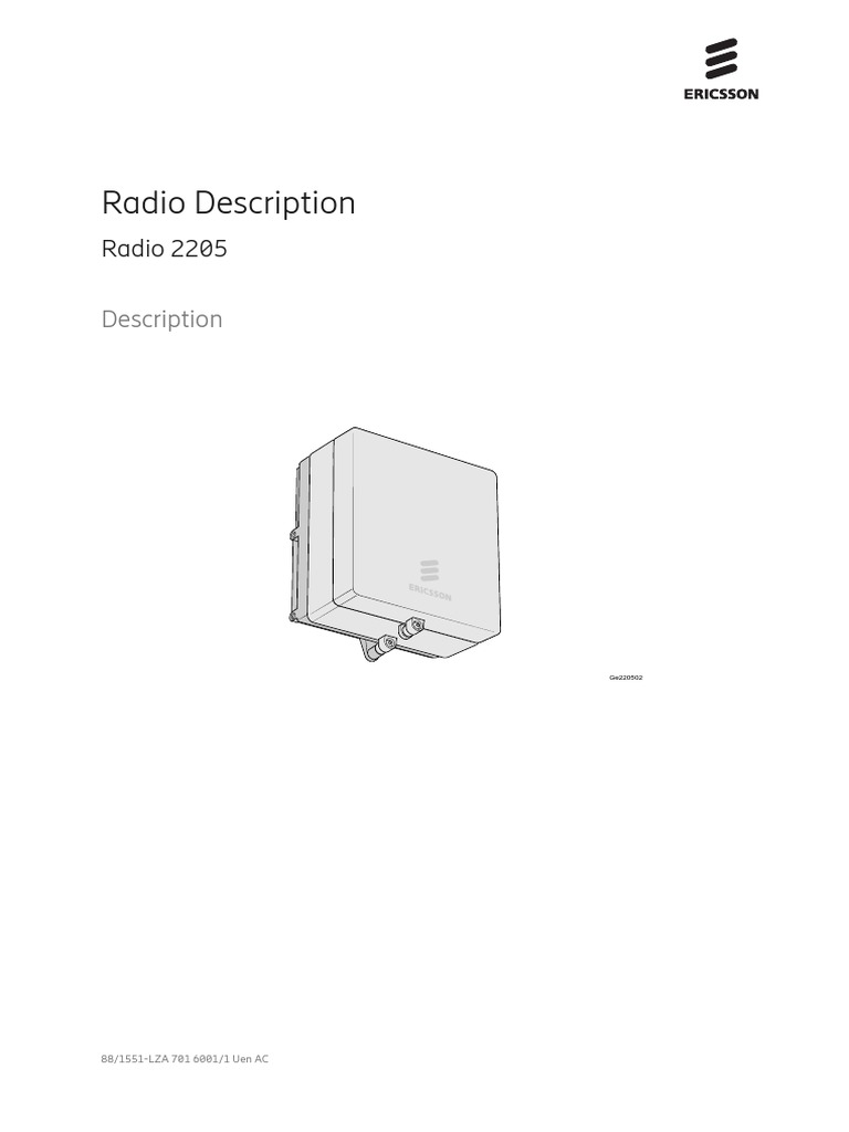 2205 | PDF | Radio | Electrical Connector