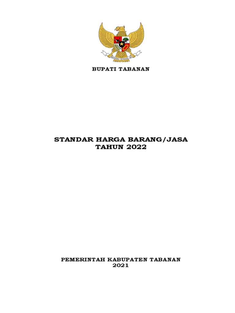 Standar Harga 2022 | PDF
