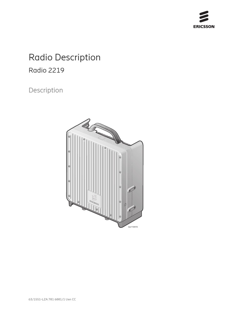 Radio Description | PDF | Lte (Telecommunication) | Gsm