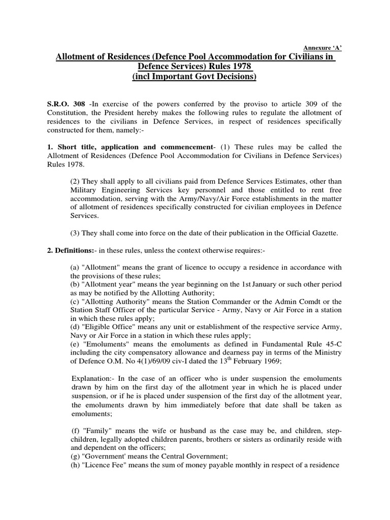 SRO 308 ACCN Allotment | Download Free PDF | License | Surety