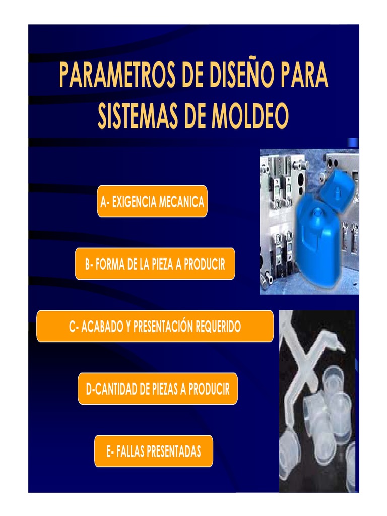 Parámetros de diseño clave para sistemas de moldeo por inyección | PDF ...