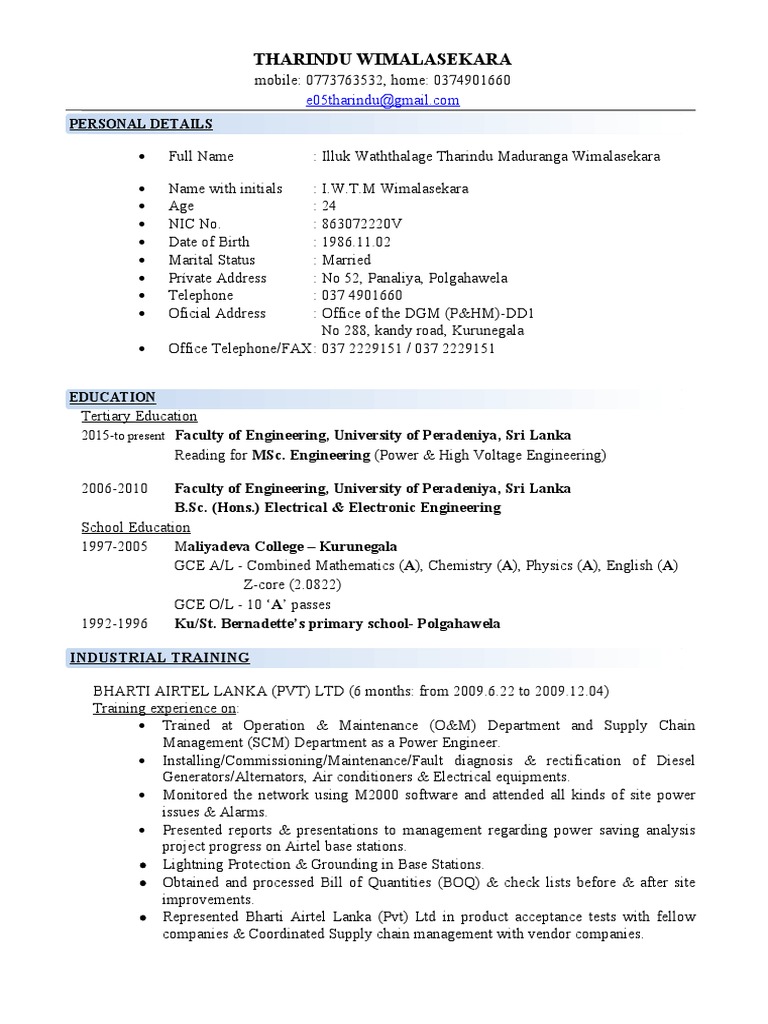 Work Experience Report | PDF | Rectifier | Power Inverter