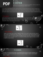 Camber, Caster y Convergencia Automotriz | PDF | Direccion | Neumático