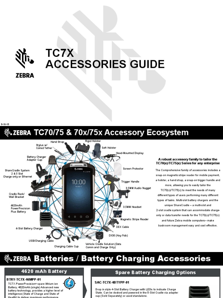 tc7x Guide Configuration and Accessories en Us | PDF | Ac Power Plugs ...