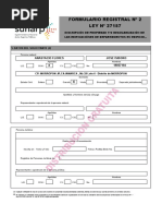 Formulario Registral #1 27157 - Sunarp | PDF | Gobierno | Justicia