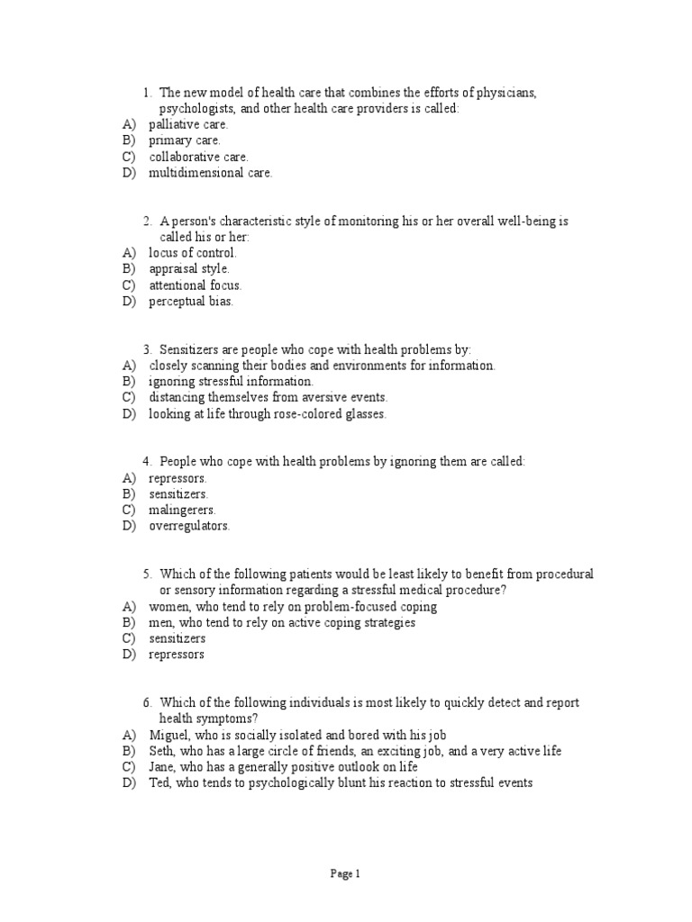 Chapter 13 - Multiple Choice | PDF