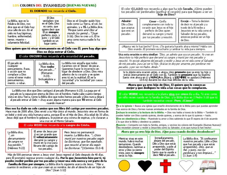 Colores de La Salvacion | PDF | Pecado | Salvación