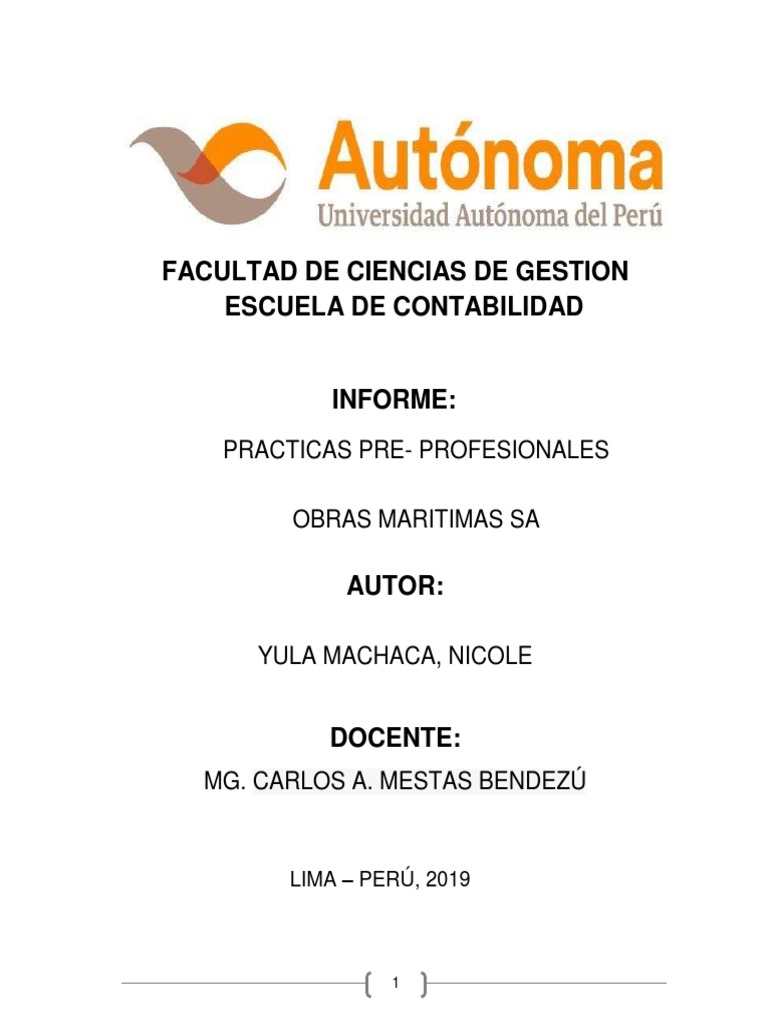 PPP Nicole Yula Machuca | PDF | Contabilidad | Business