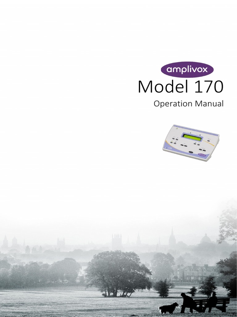 D-0115687-H Amplivox Model 170 Operating Manual | PDF | Electrical ...