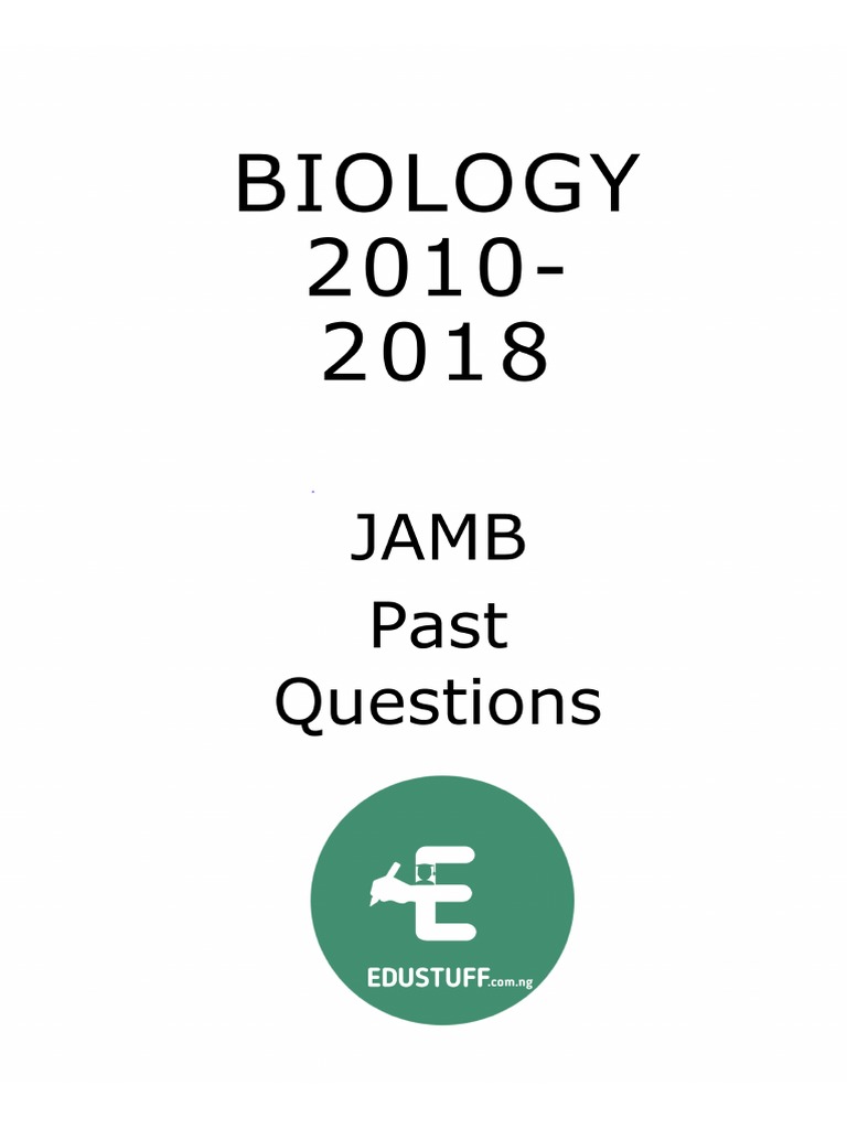 JAMB Biology Past Questions and Answers | PDF | Circulatory System ...