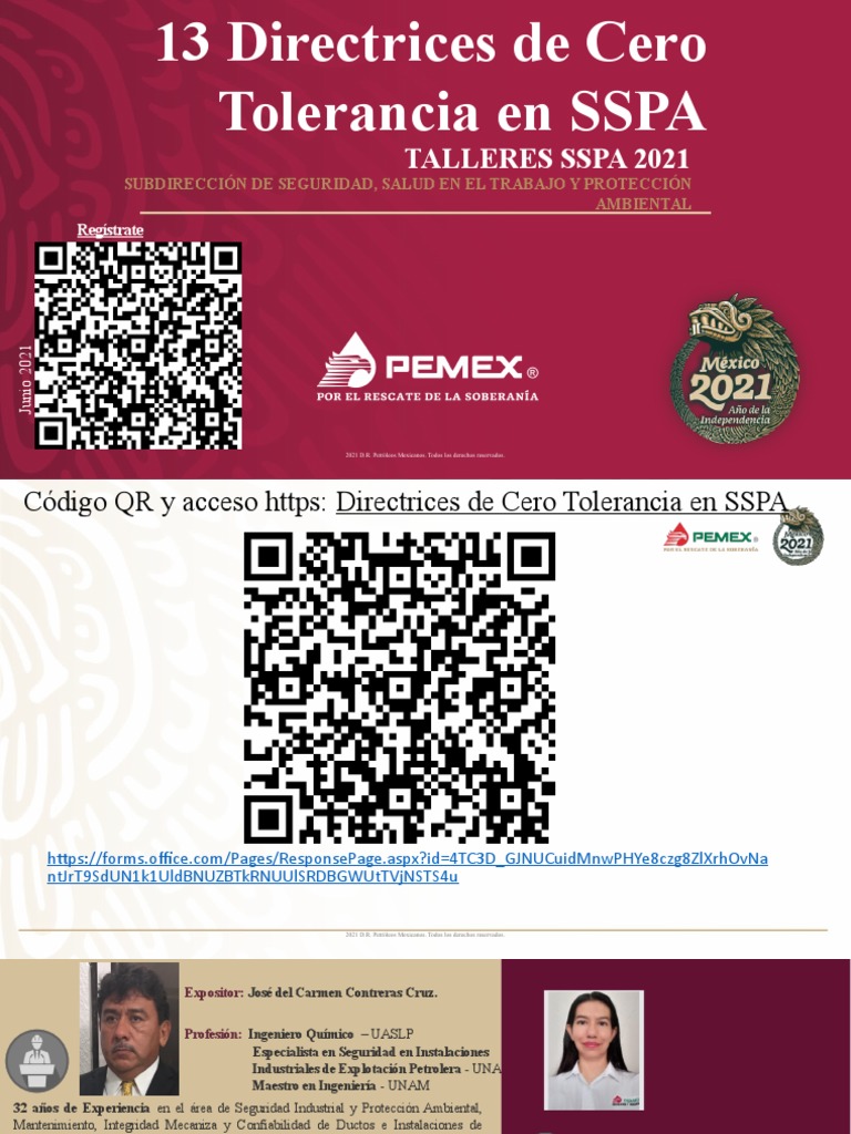 13 Directrices de Cero Tolerancia en SSPA 4 Junio 2021 10-12 Horas | PDF | Privacidad de la ...