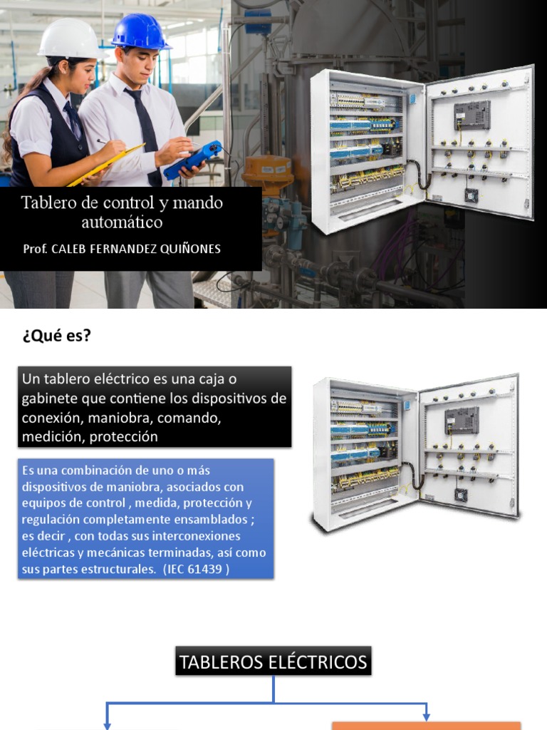 Tablero de Control y Mando Automático | PDF