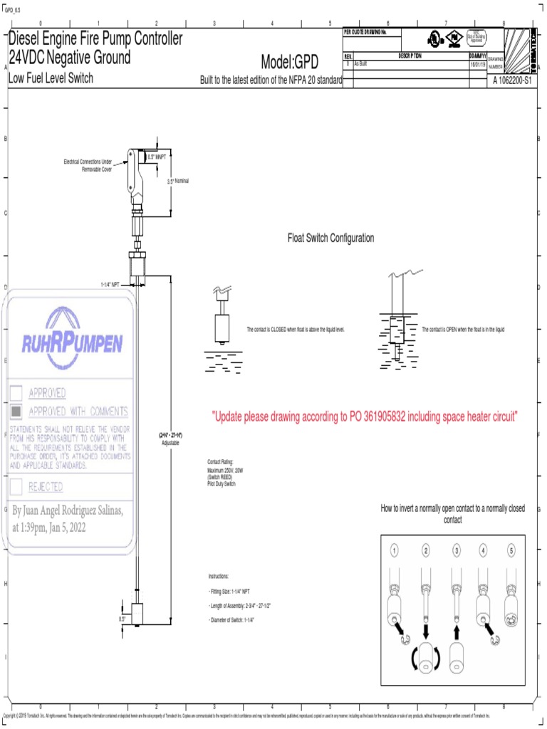 113300023-VTP-Drawing (Controller) | PDF | Switch | Equipment
