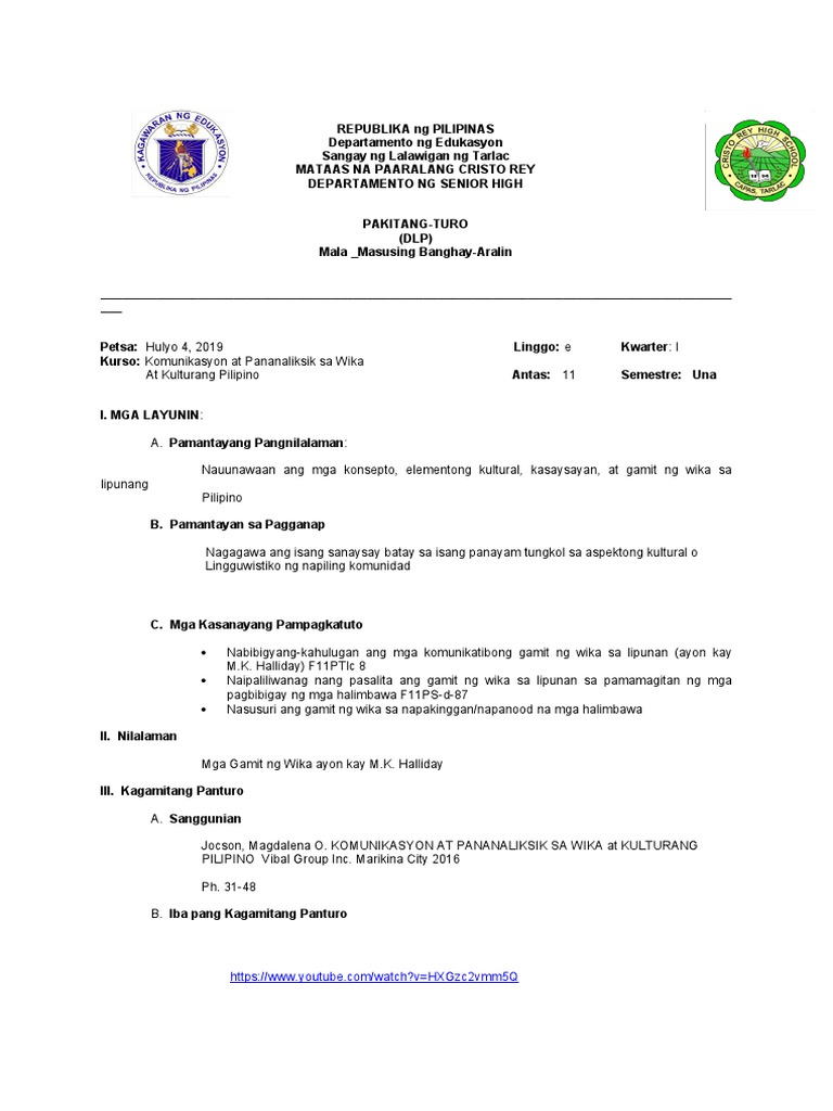 COT 1st Quarter 2019-2020 | PDF