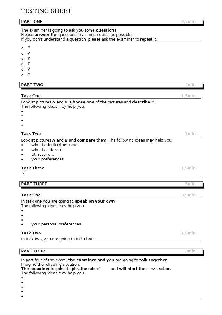 Speaking Exam Preparation Guide | PDF