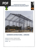 Diseño de Cercha Pratt | PDF | Braguero | Diseño