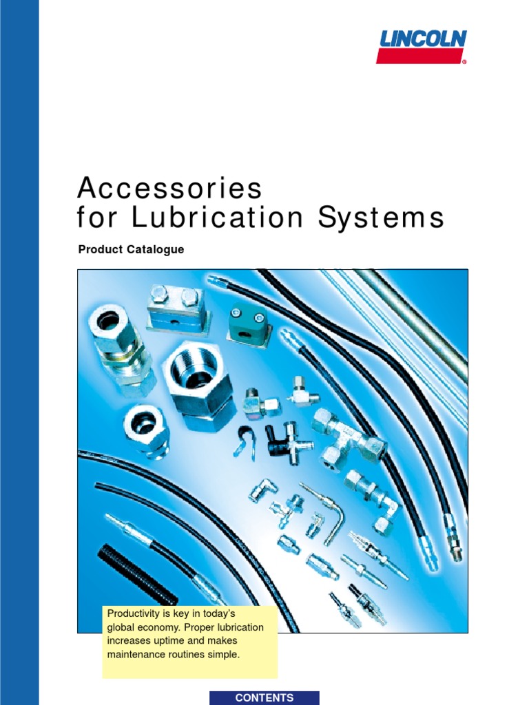 Accessories For Lubrication Systems: Product Catalogue | PDF | Valve ...