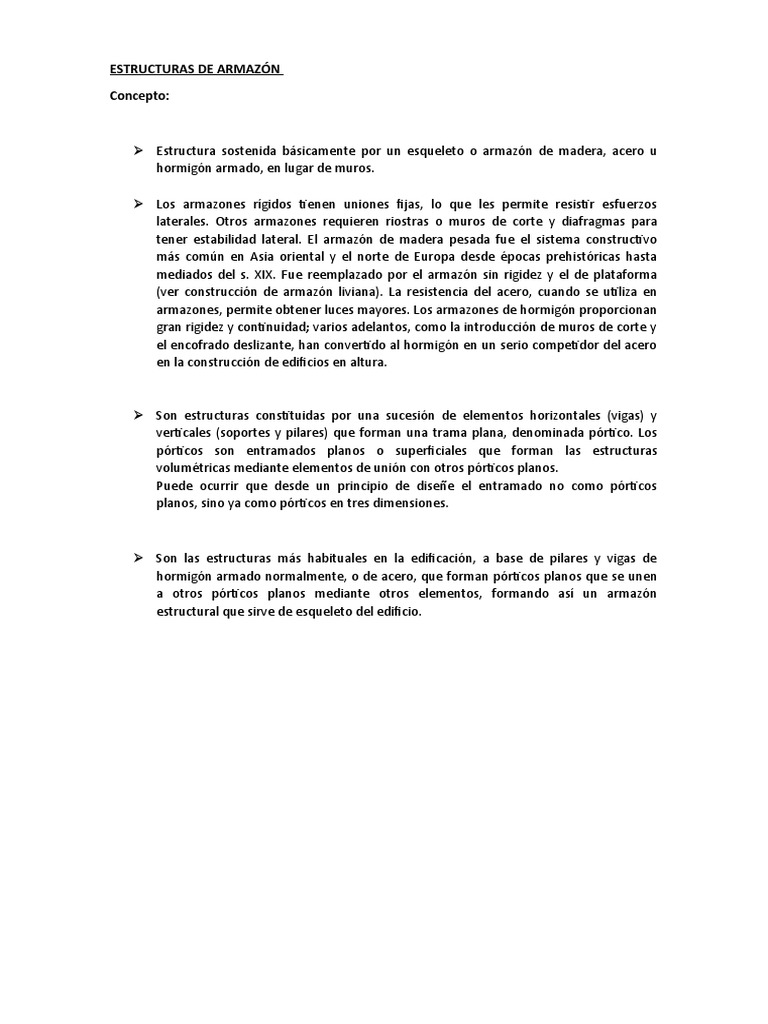Estructuras de Armazón | PDF | Puente | Hormigón