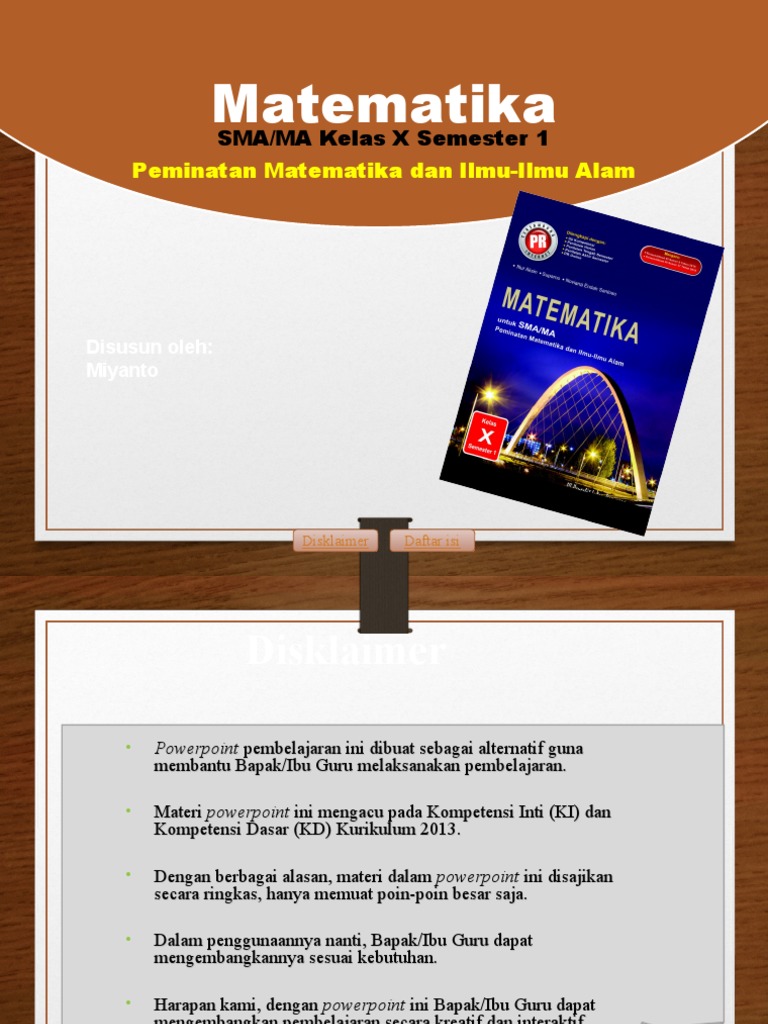 Power Point PR Matematika Pem. 10A Ed. 2020 | PDF | Sains & Matematika