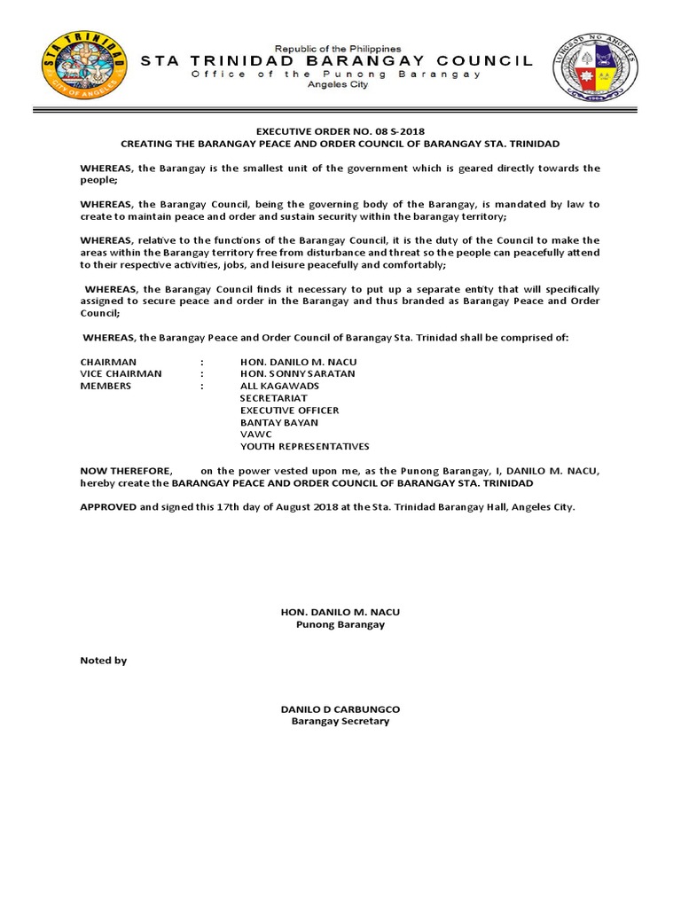 Sample 1 Eo Creating Bpoc | PDF