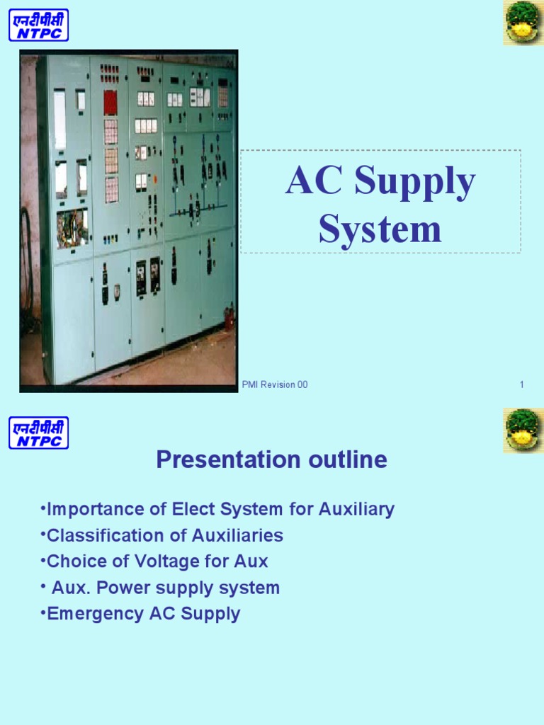 A Comprehensive Overview of Auxiliary Power Supply Systems for Thermal ...