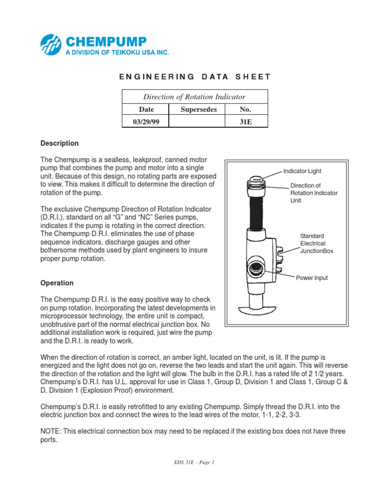 31E Direction Rotation | PDF | Technology & Engineering