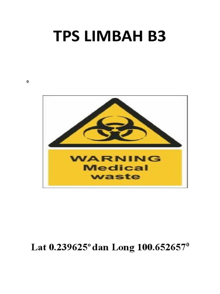 TPS Limbah B3 | PDF