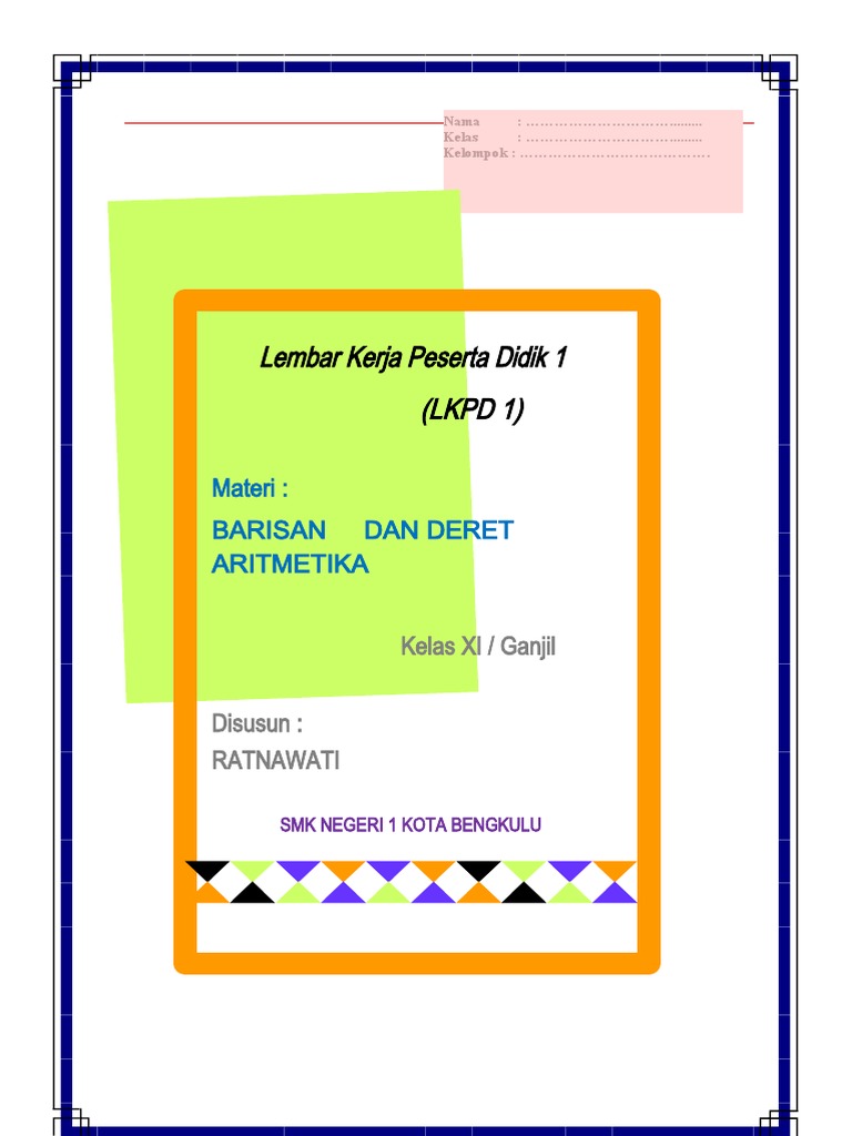 LKPD Barder Arit-Dikonversi | PDF